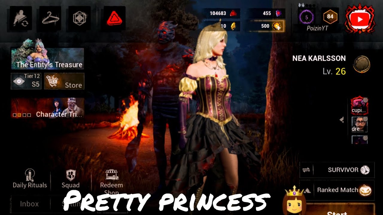 ESCAPING PRINCESS NEA Skin got me feeling pretty | Dead By Daylight ...