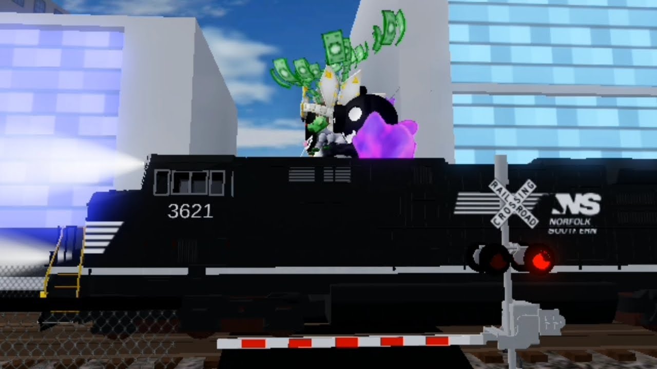 NS 3621 leads a Hopper Coal Train in Roblox Felina Subdivision - YouTube