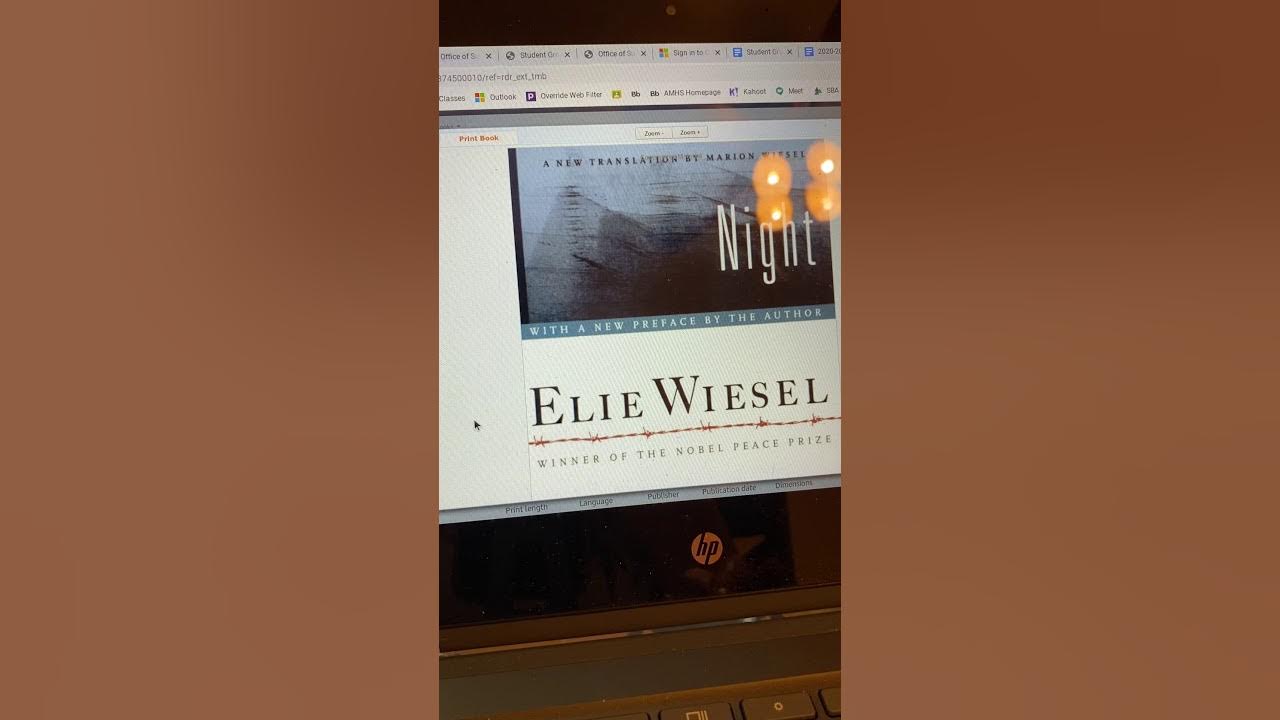 “Night” Chapter 5 (pages 66-84) - YouTube