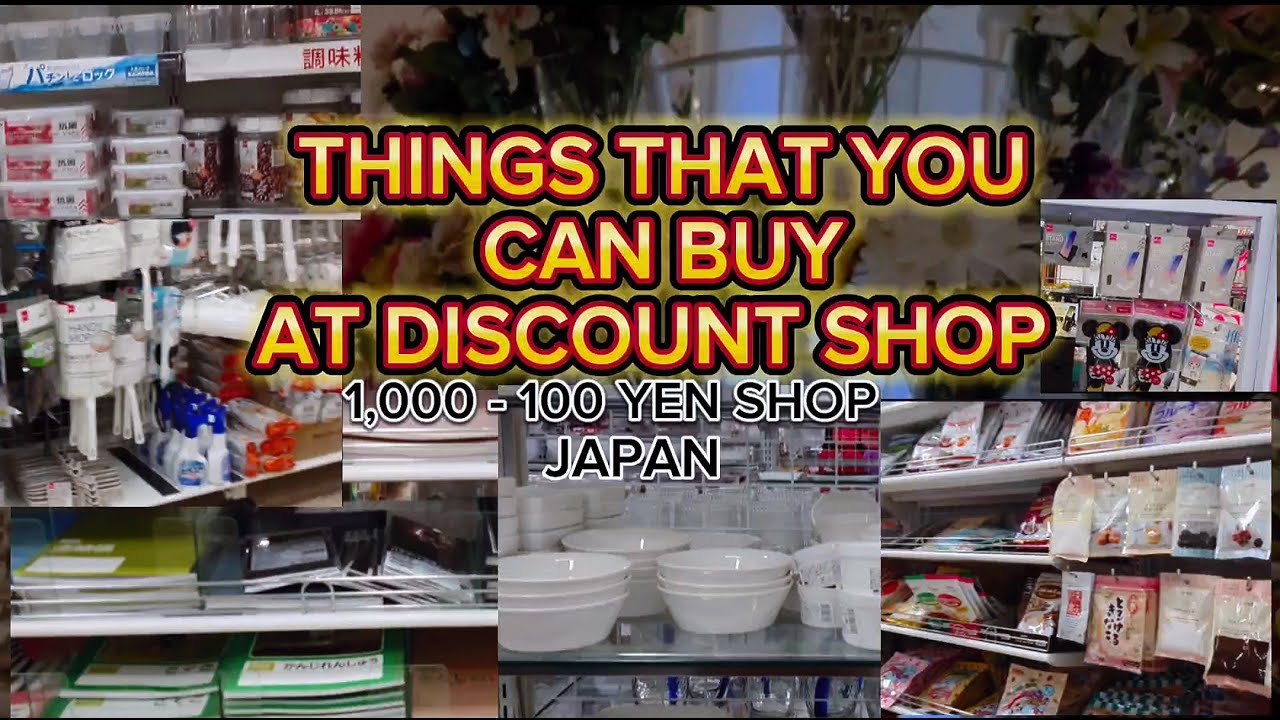PRODUCTS THAT WE CAN BUY AT LOW PRICE SHOP (Japan) - YouTube