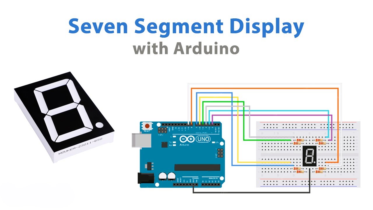 Interface the 7 segment Anode display using Arduino UNO ! - YouTube