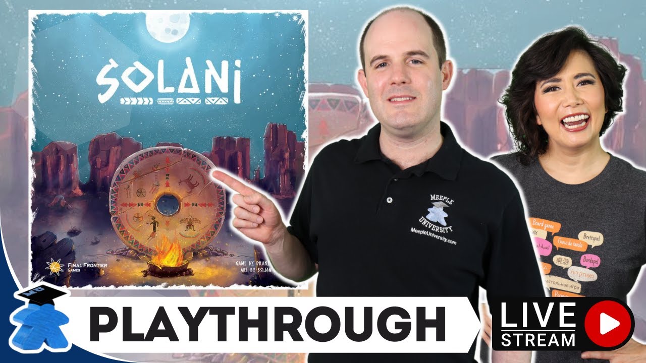Solani - Live Playthrough Board Game and Giveaway - YouTube