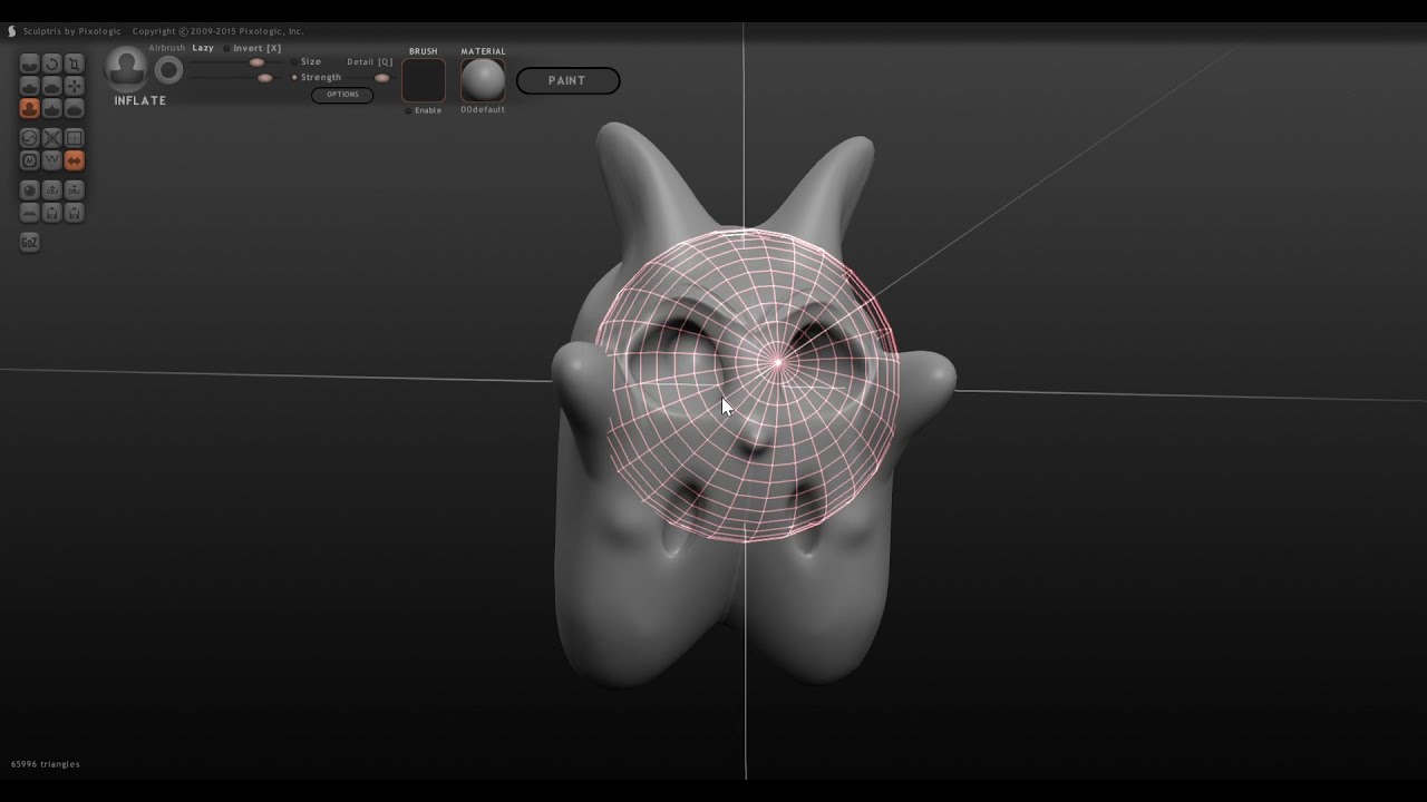 Sculptris Alpha 6 Tutorial 1 Basics - YouTube