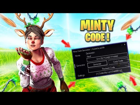 Fortnite *FREE* Minty CODE Generator 🏆🎁How to GET the MINTY PICKAXE ...