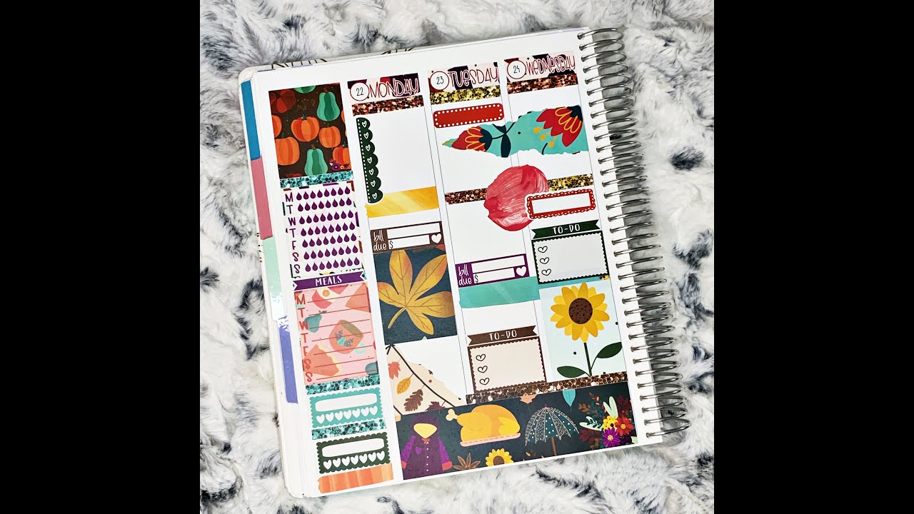 Plan and Chat featuring Pretty Cute Planner Fall Frolic - YouTube