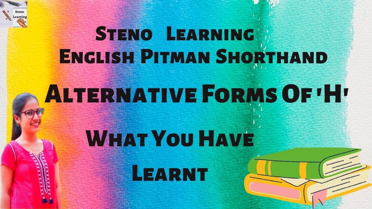 What we have learnt In Alternatives Form of "H" | Two forms of "H ...