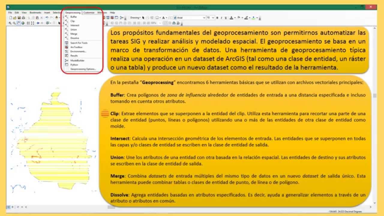 ArcGIS Menú Principal - Introducción - YouTube