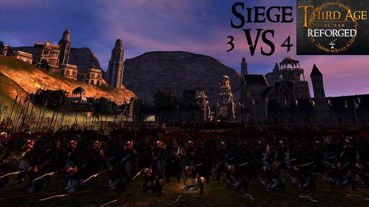 MITHLOND SIEGE AT SUNSET (Siege Battle) - Third Age: Total War ...