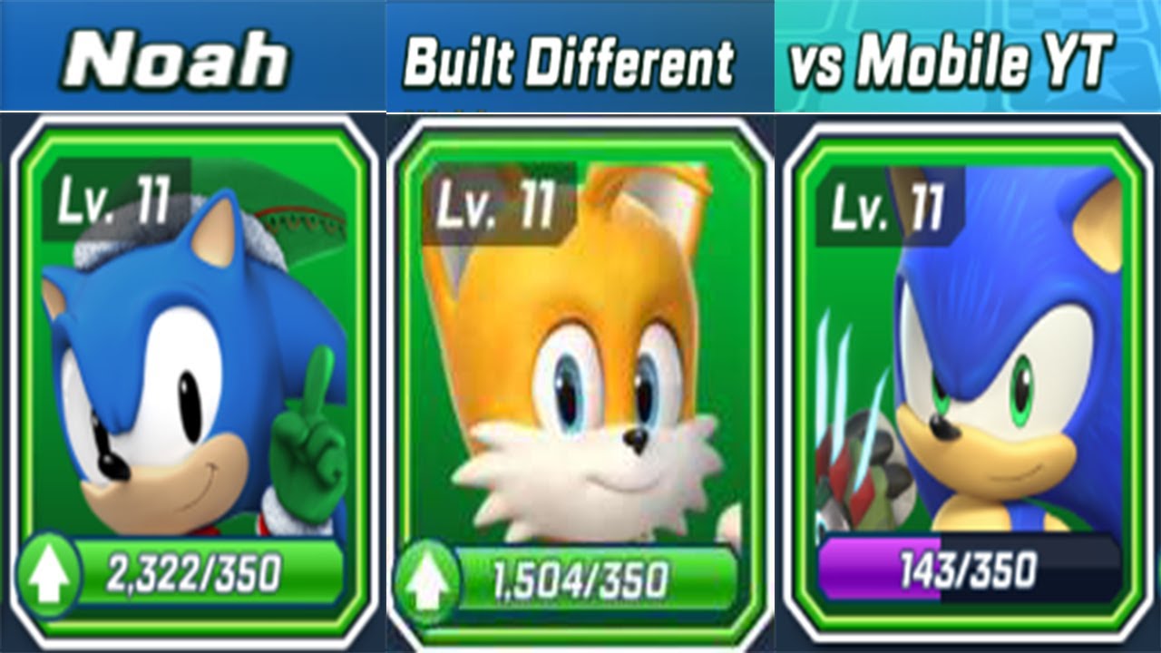 Sonic Forces Party Lv.11 Runners: Elf Classic (Noah) Movie Tails (Built ...