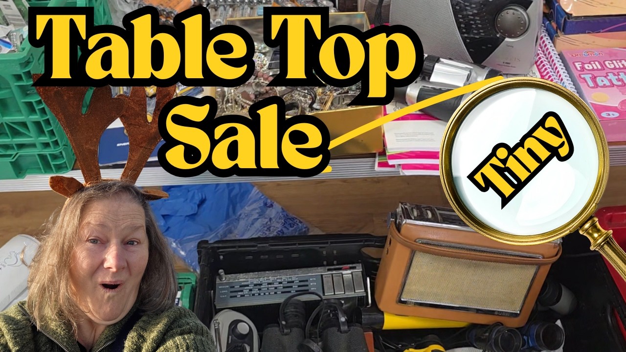 Indoor Car Boot Sale:Small But Mighty Table Top Bargains - YouTube