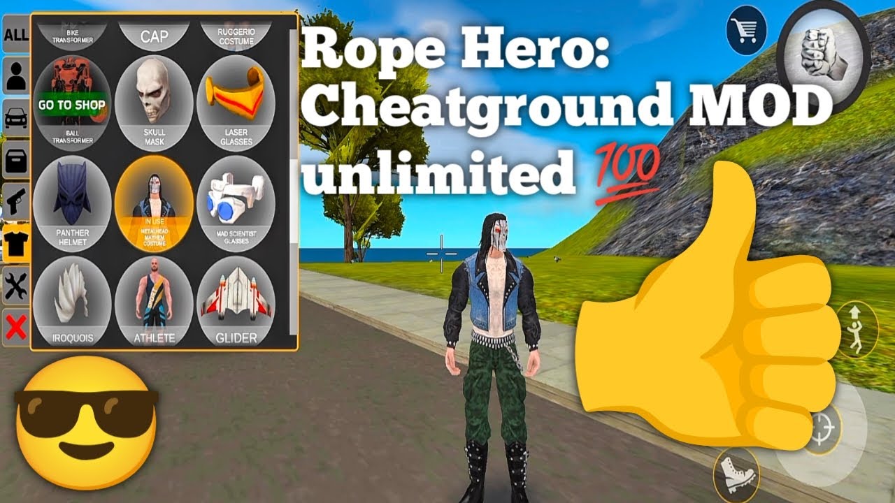 How To Download Rope Hero Cheat Mod Apk | Rope Hero Cheatground Mod ...