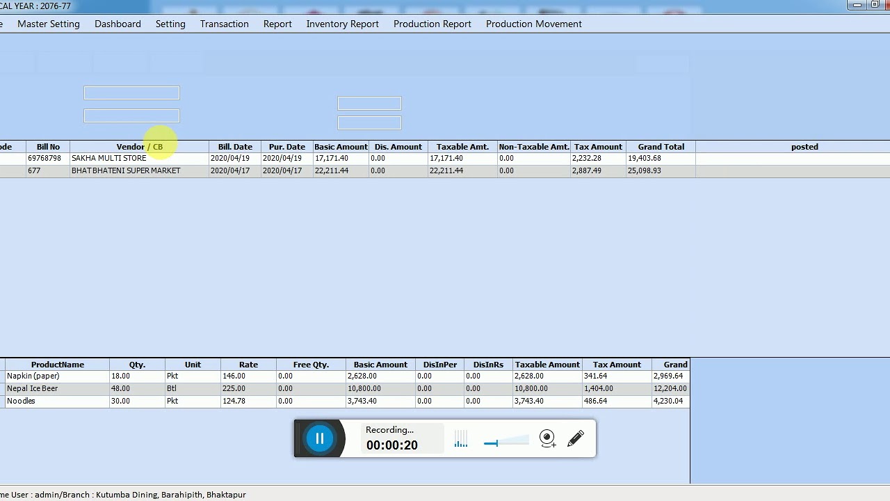How to void purchase entry - YouTube