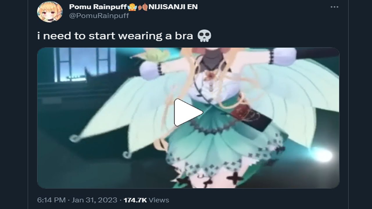 Pomu casually posting the best tweet of 2023... - YouTube