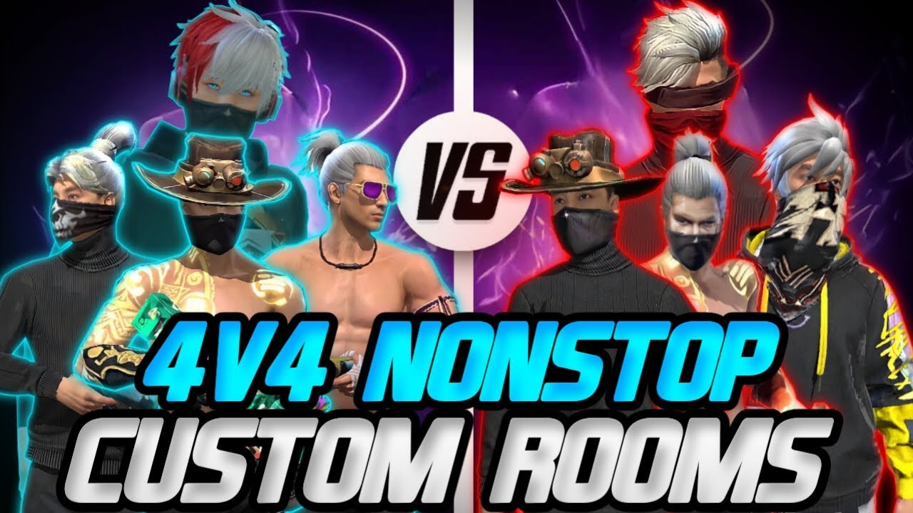 ASN YT GAMING IS BACK | ]FREE FIRE LIVE 4V4 CUSTOM ROOM 💎 | FF Live Telugu Hindi| nonstop Rooms ...