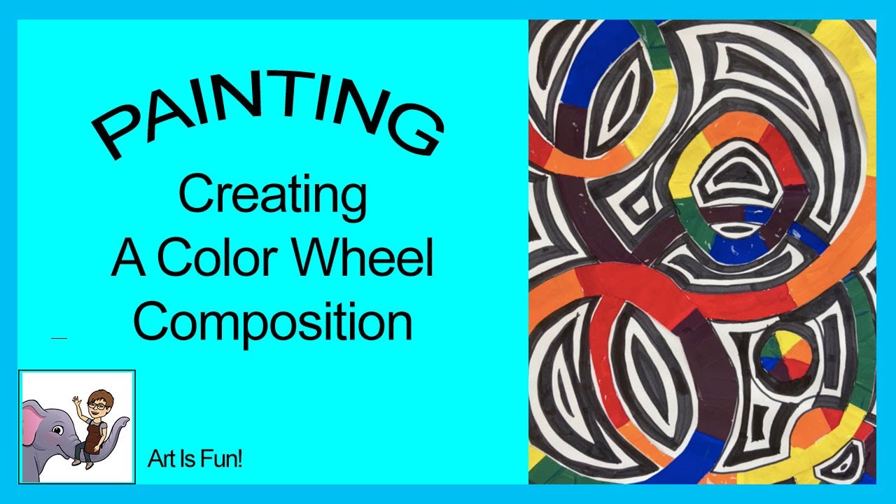 Color Wheel Composition | Painting for Beginners | Fun Painting ...