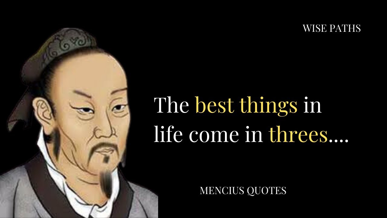 Mencius quotes | Mencius on human nature - YouTube