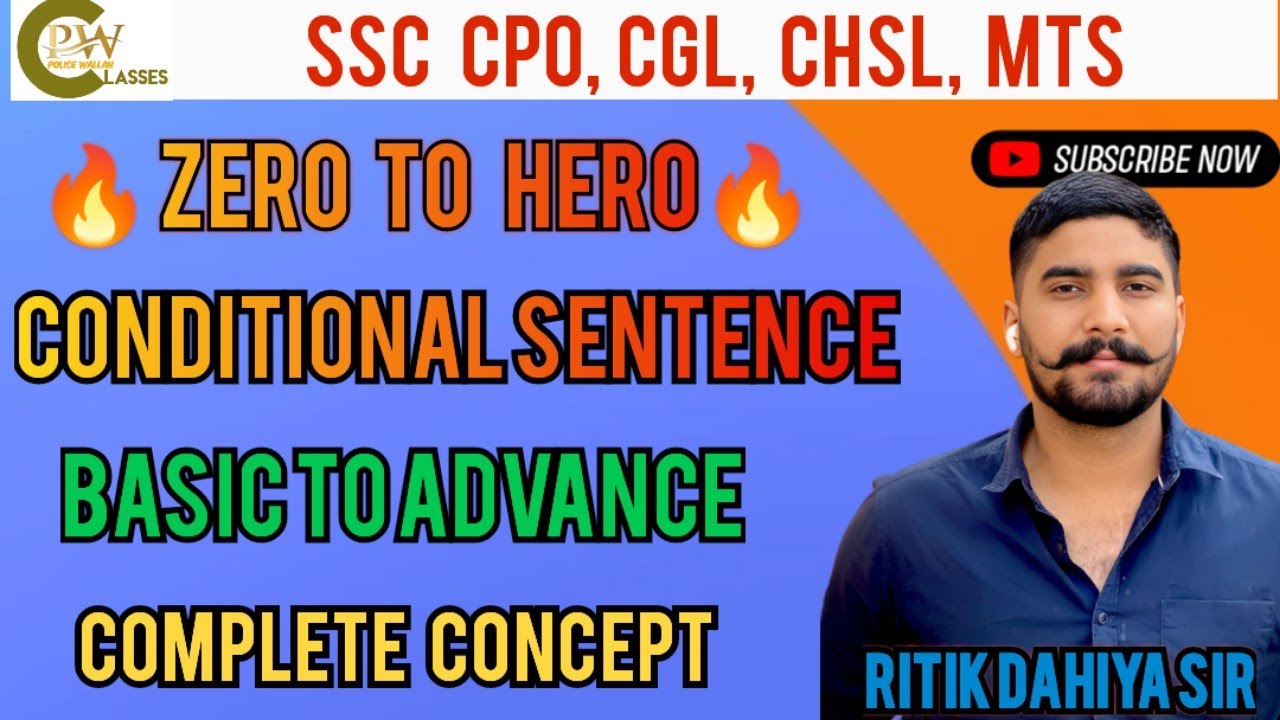 Conditional sentence | class -9 | basic to advance | concept clear ...