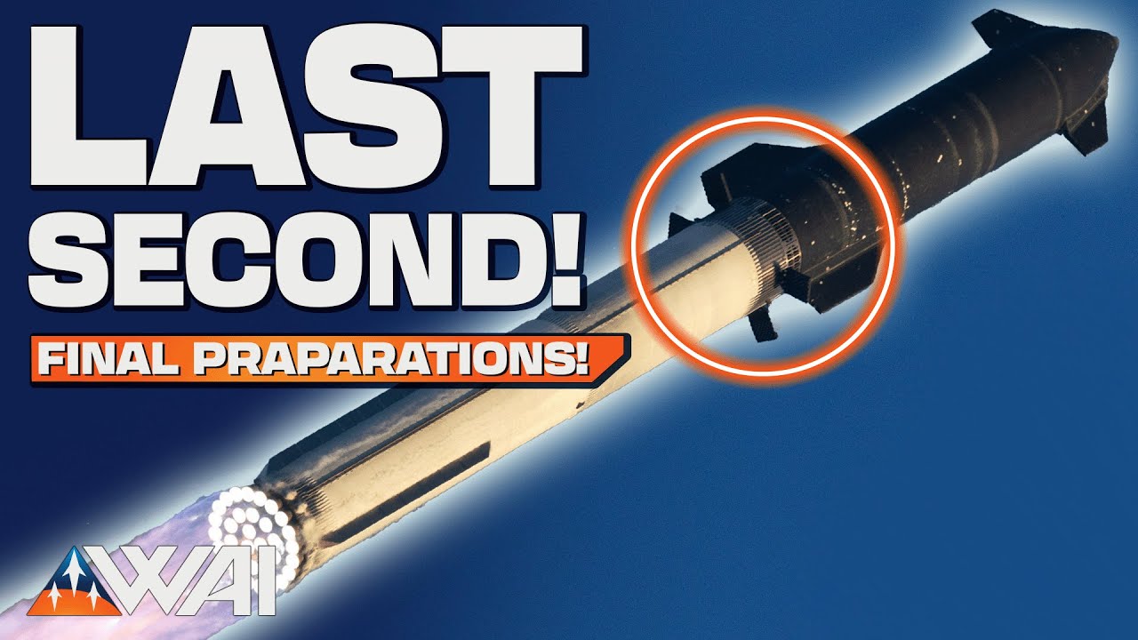 SpaceX Starship IFT3: Full Stack! Last Second Fixes! What happened ...