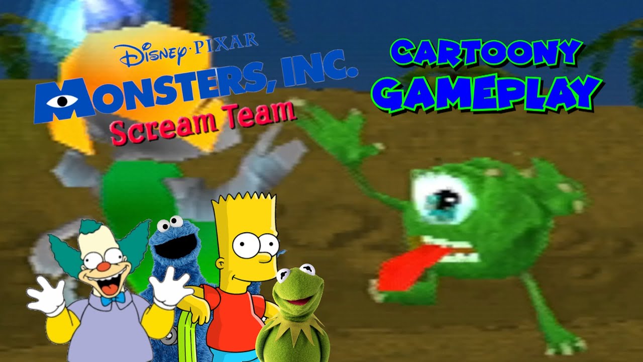 Cartoony Gameplay: Monsters, Inc. Scream Team PART 3 - YouTube