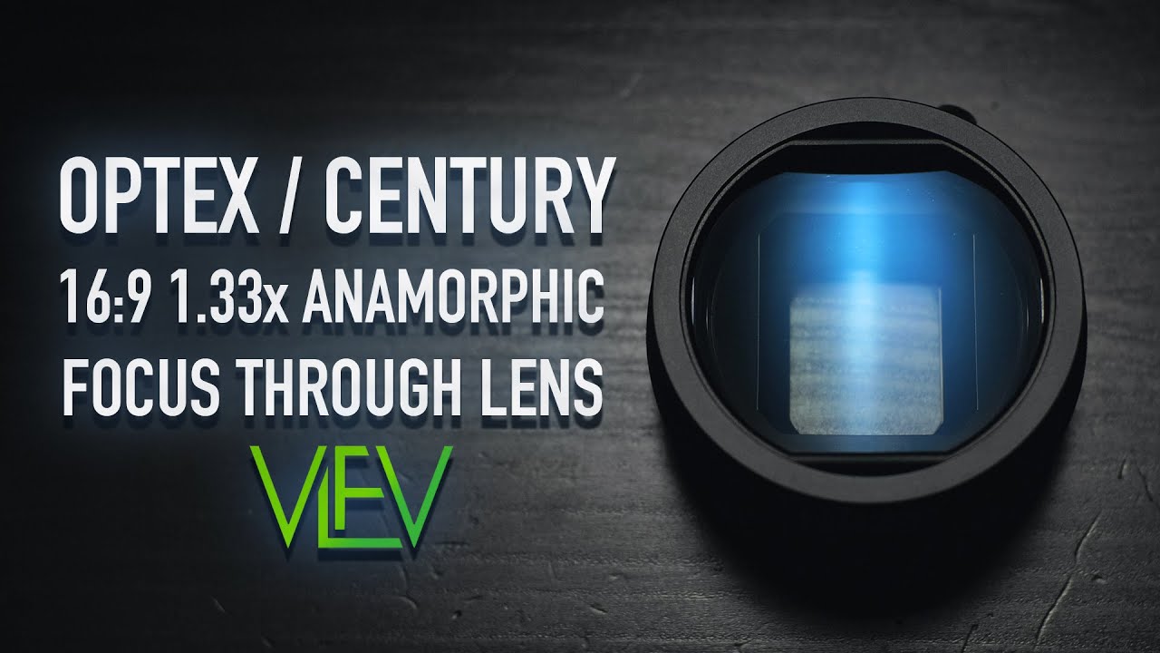 OPTEX / CENTURY 16:9 1.33x Anamorphic Lens Test - YouTube