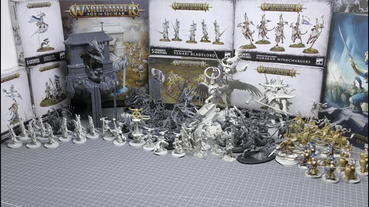Lumineth Realm-Lords - Full Collection (AoS) - YouTube