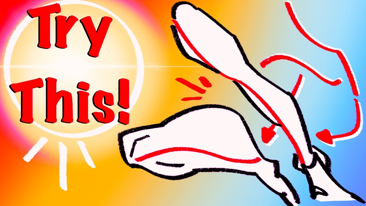Quick and Cheap Tricks for How to Draw Legs! - YouTube