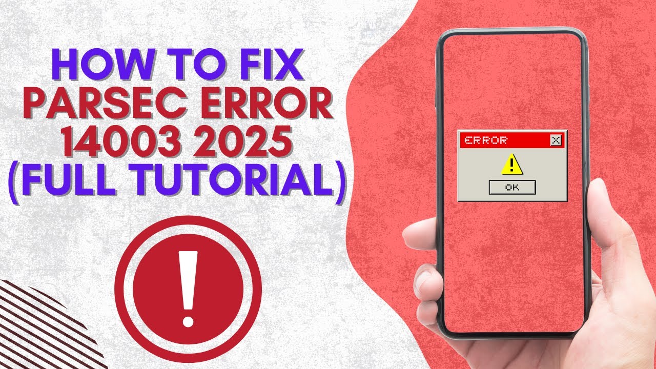 How To Fix Parsec Error 14003 | QUICK & EASY - YouTube