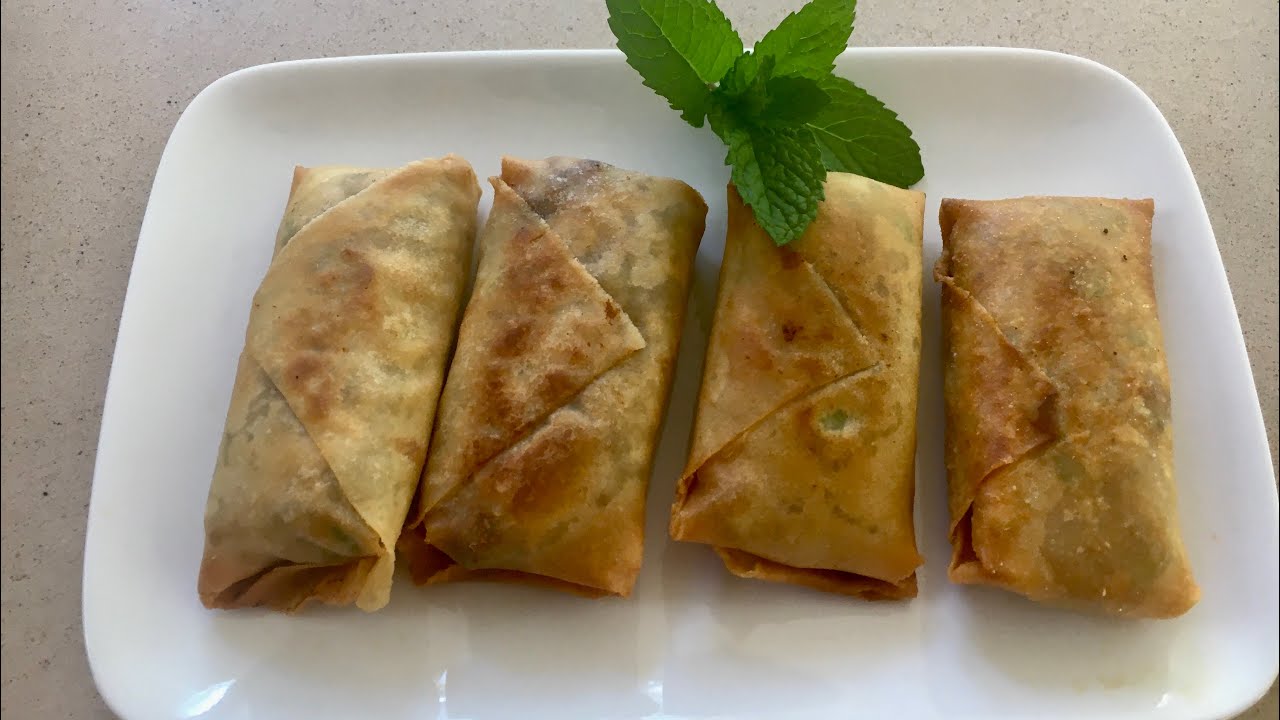 Moroccan Beef Spring Roll. Brywat freezer friendly - YouTube