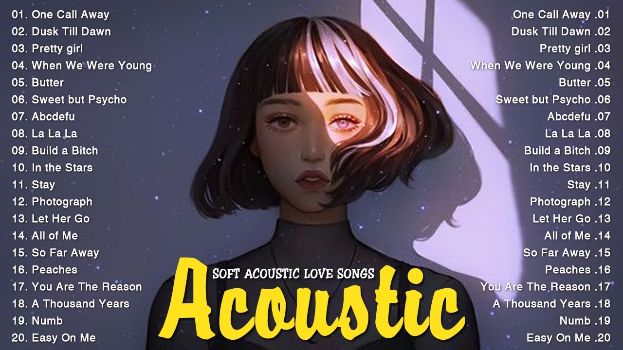 New Acoustic Cover Songs 2023 🍃Greatest Hits English Acoustic Guitar ...