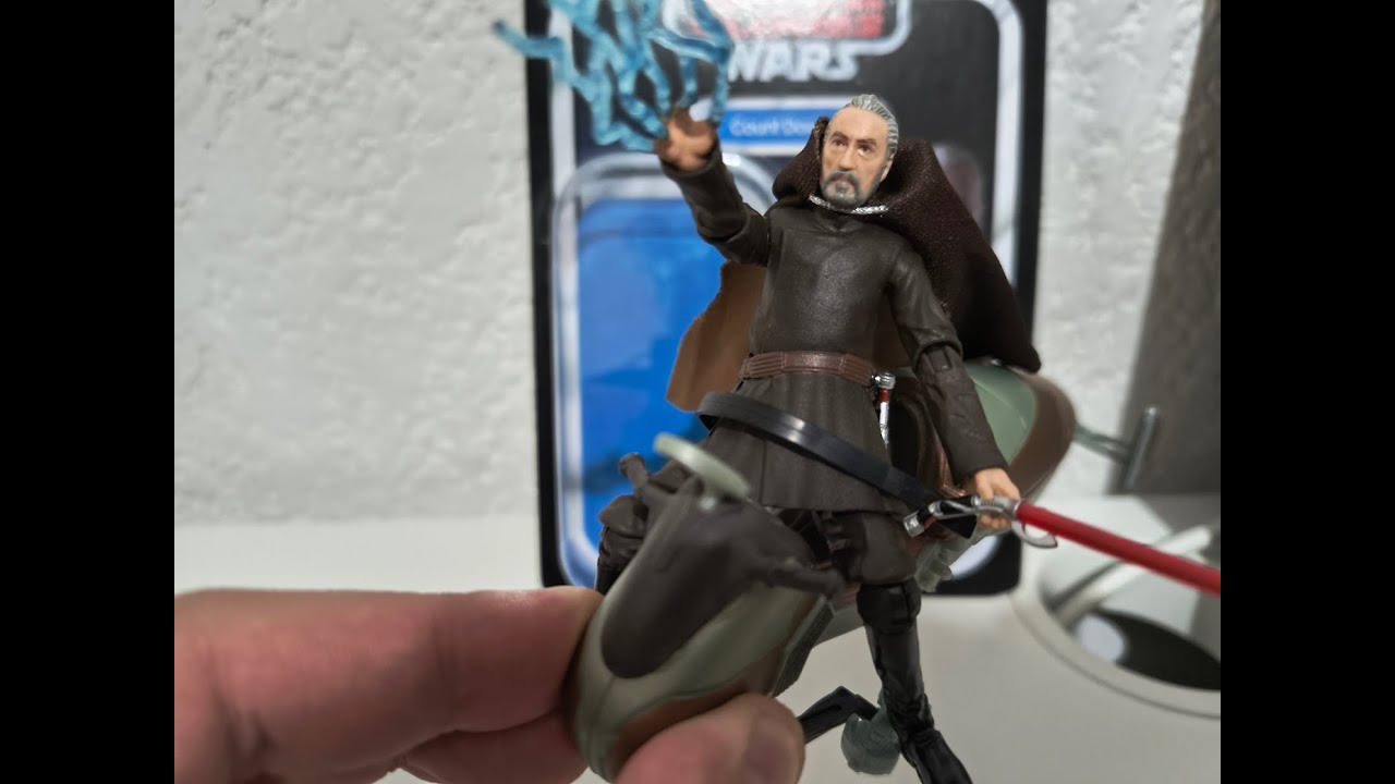 Conde Dooku VC307 Lord Tyranus 🤔🤩👌 - YouTube
