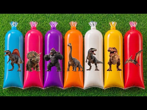 DINOSAURUS JURASSIC WORLD: T-Rex, Brachiosaurus, Godzilla, KingKong, Mosasaurus, Sprunki, Siren Head