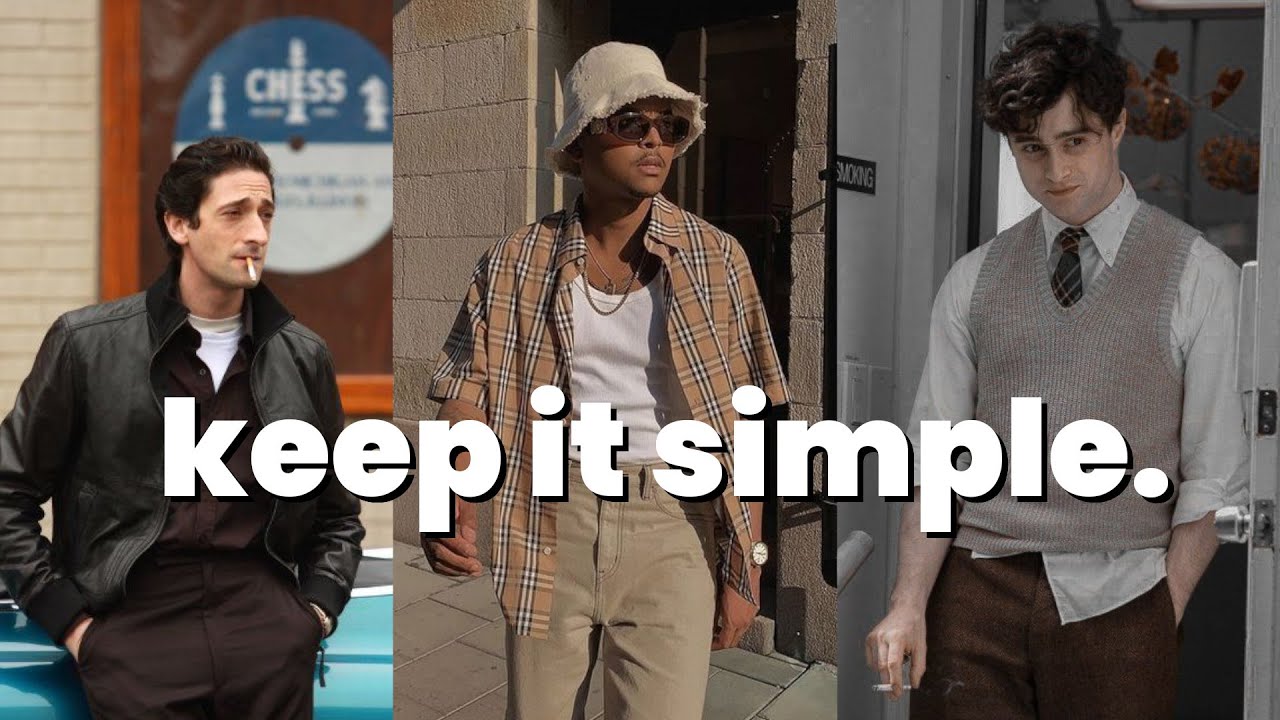 Simplicity in fashion (8 ways to do it better) - YouTube
