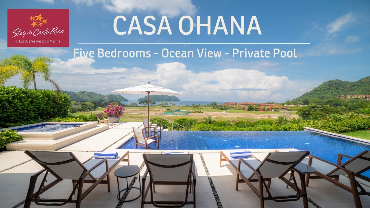 Casa Ohana five bedroom ocean view private pool - YouTube