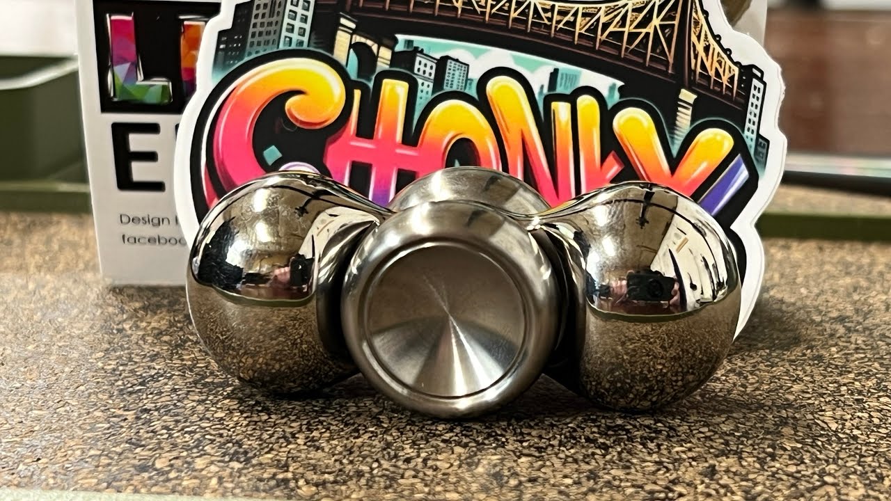 Titanium Chonky-Edamame Spinner | Unboxing, First Impressions, Tumbling ...