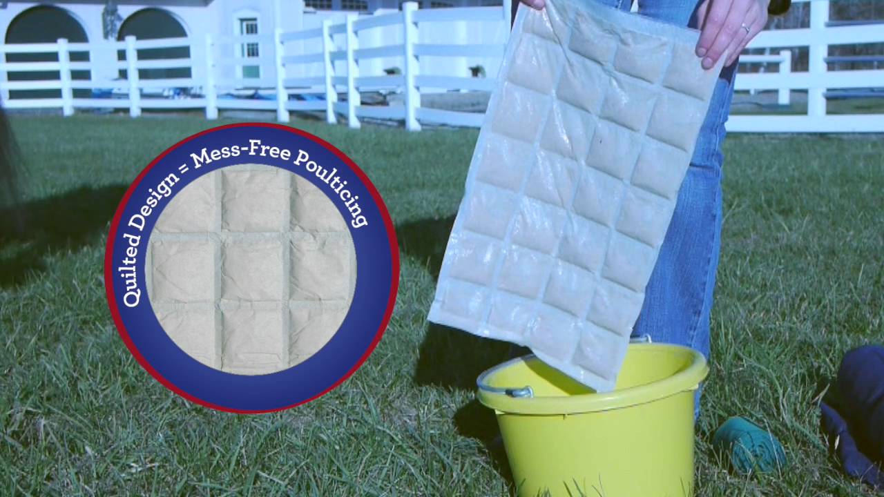 How To - Use Bigeloil Quilted Poultice Leg Wraps - YouTube