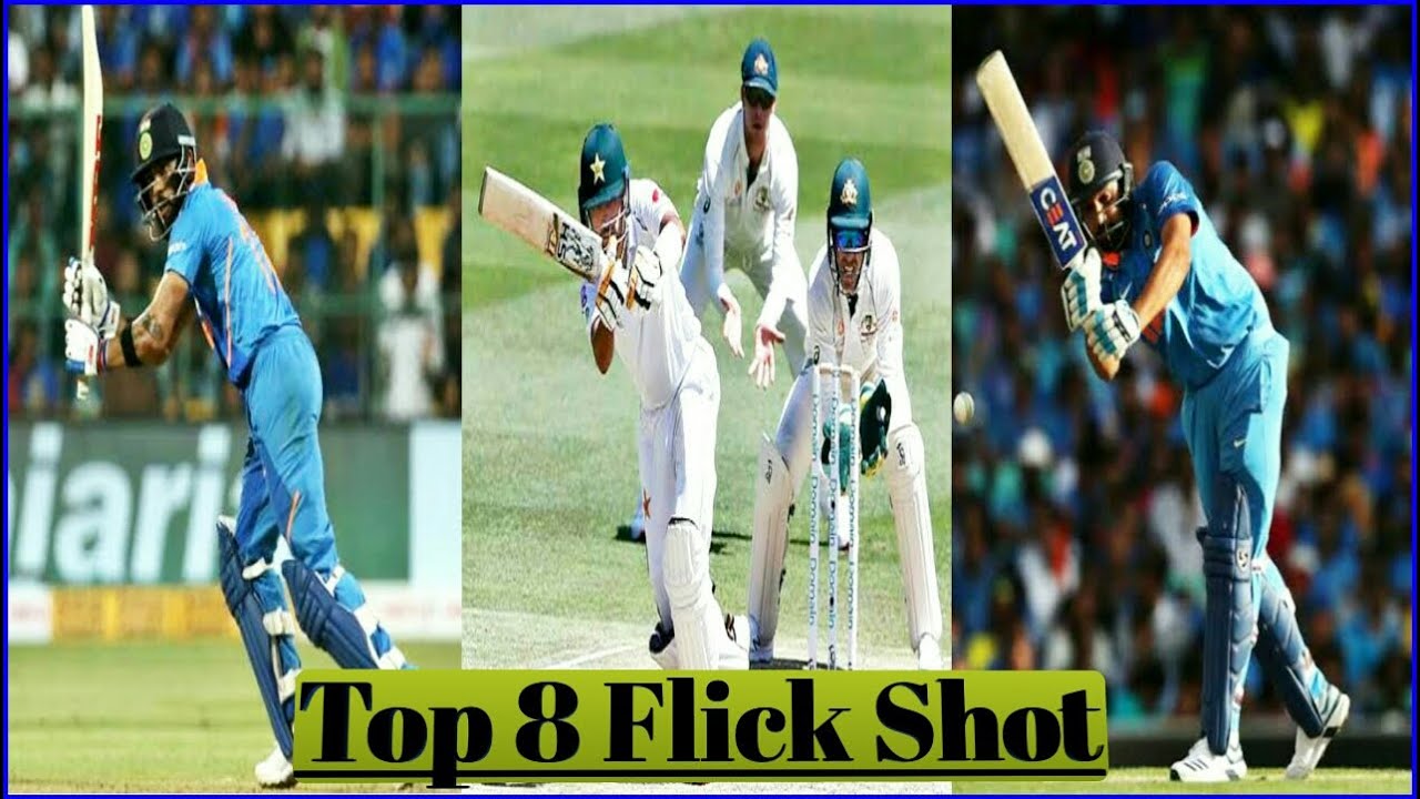 Top 8 Flick Shot In Cricket History |On The Pad Flick Shot| - YouTube
