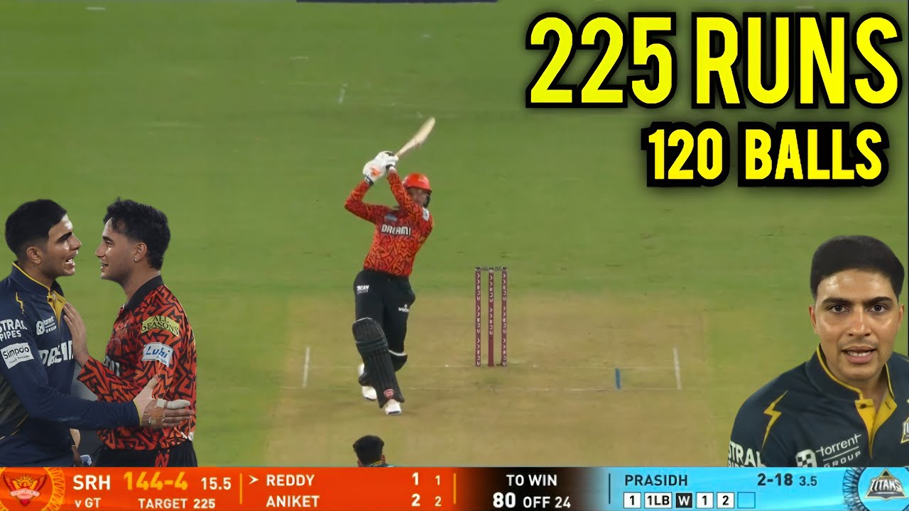 SRH vs GT Yesterday IPL Match Highlights 2025,yesterday match ...