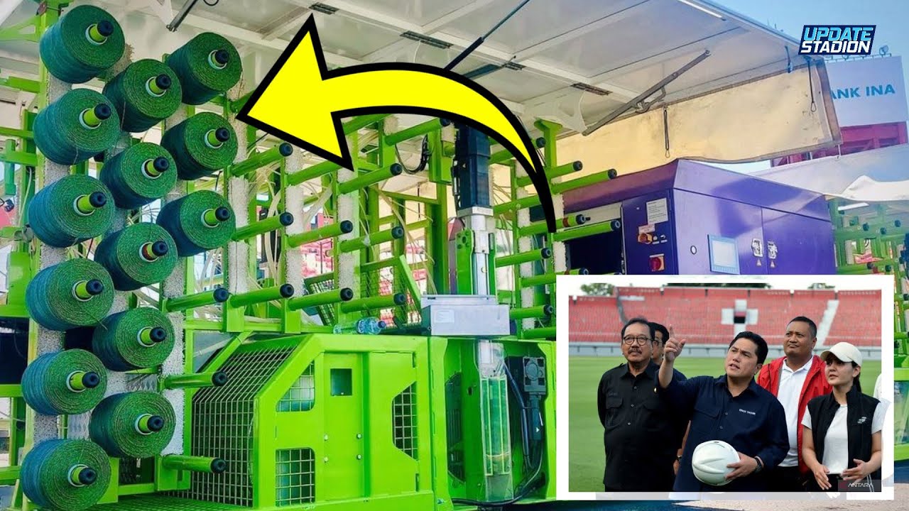 MANTAP BLI! Full RUMPUT HYBRID! Update Stadion I Wayan Dipta! Instalasi ...