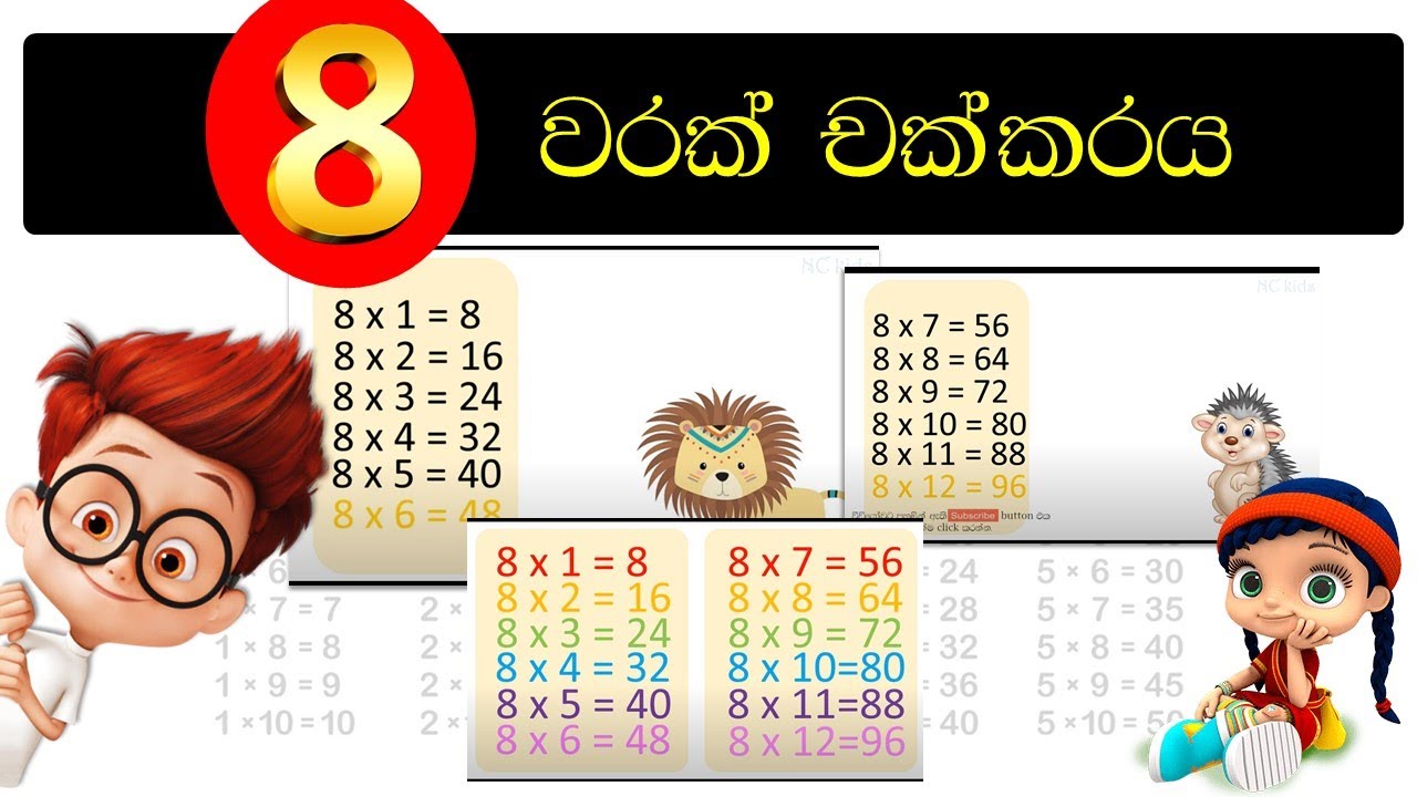 #NCKIDS Sri Lanka 8 warak chakkaraya - YouTube