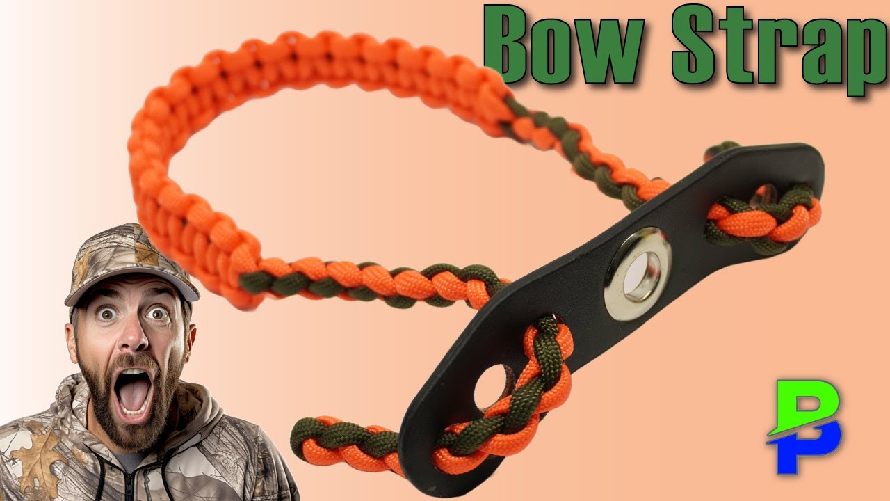 How to Make a Bow Sling Strap with Paracord - BoredParacord.com - YouTube