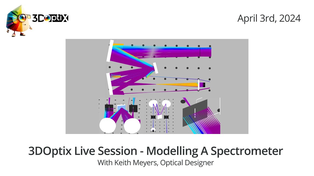 3DOptix Live Session - Modelling a Spectrometer - YouTube