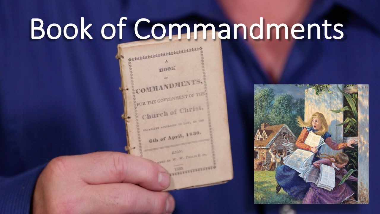 Original "Book Of Commandments" of The Church of Jesus Christ of Latter ...
