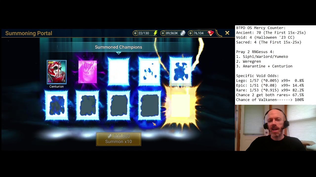 I'm pulling 100 void shards for Valkanen, AND (RNGesus willing), Lady Mikage! | RAID: Shadow ...