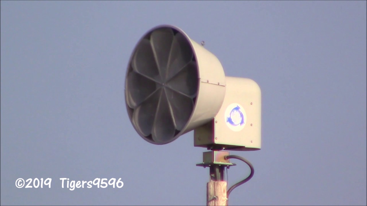 ASC T-128 Tornado Siren Test | Alert | Rudolph, OH. 1-5-19 - YouTube