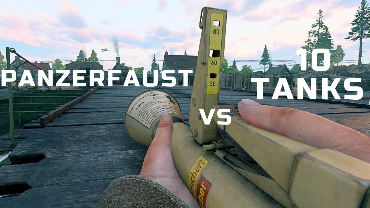 Panzerfaust 60 vs 10 tanks | Enlisted - YouTube