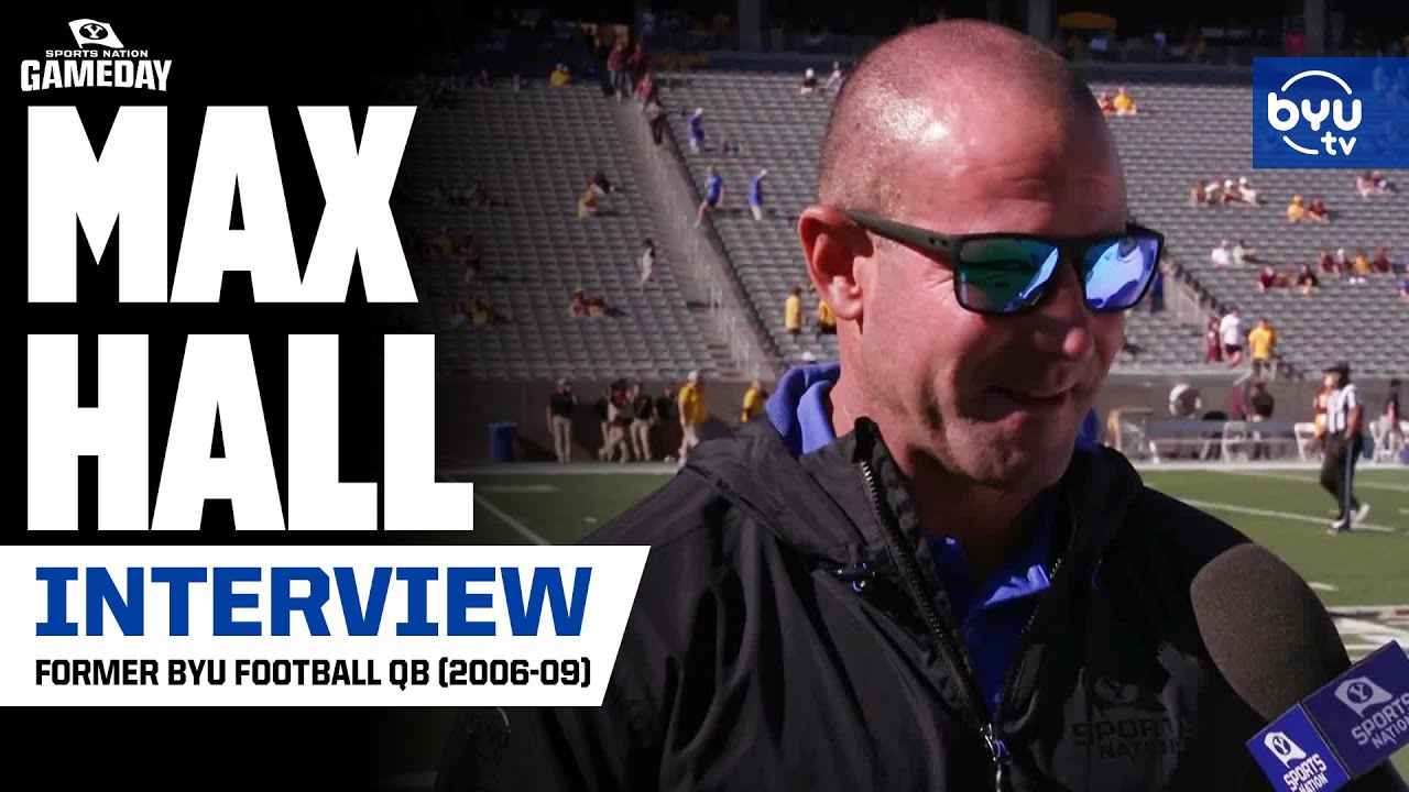 Max Hall is rooting for a Cougar victory | BYUSN Gameday - YouTube