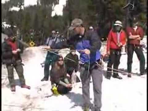 Crevasse Rescue Part III - Check Victim - Drop Loop - YouTube
