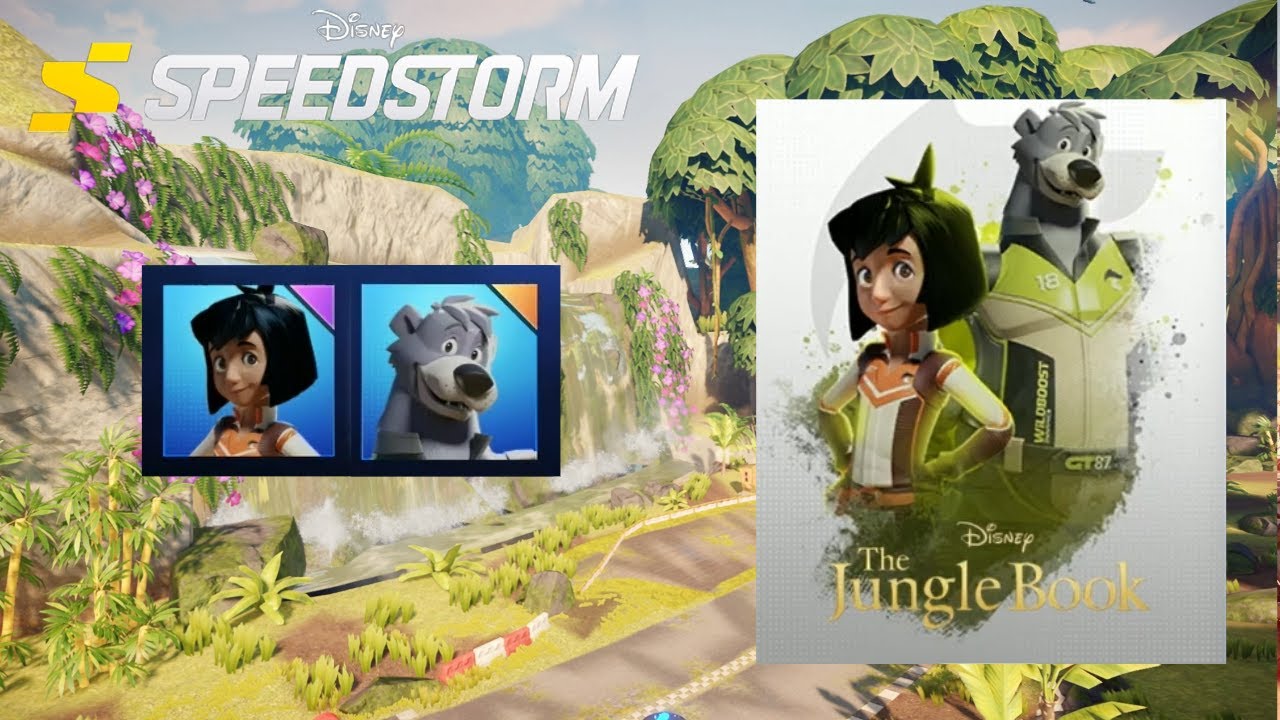 Disney Speedstorm - All Jungle Book Series Racer Unlocks - YouTube
