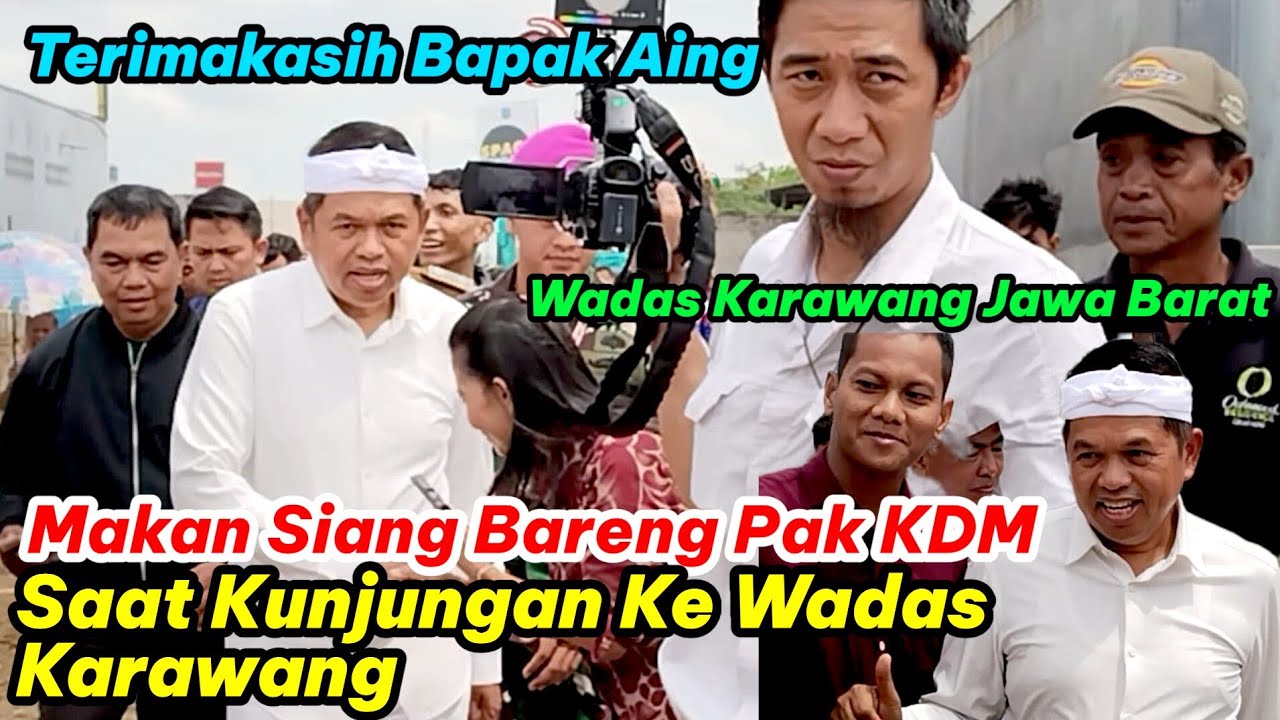 Kunjungan Pak KDM ke Wadas Karawang | Warga Ucapkan Terima Kasih Bapak ...