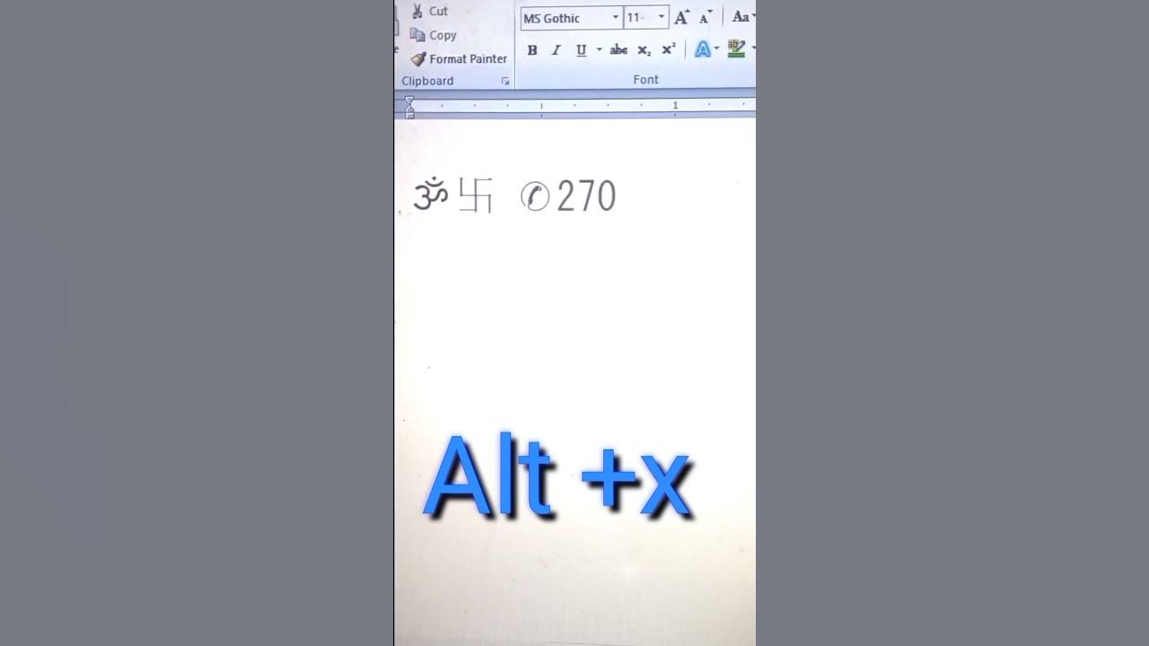 Keyboard alt +x code - YouTube